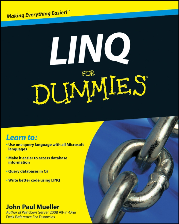 LINQ For Dummies Book - dummies